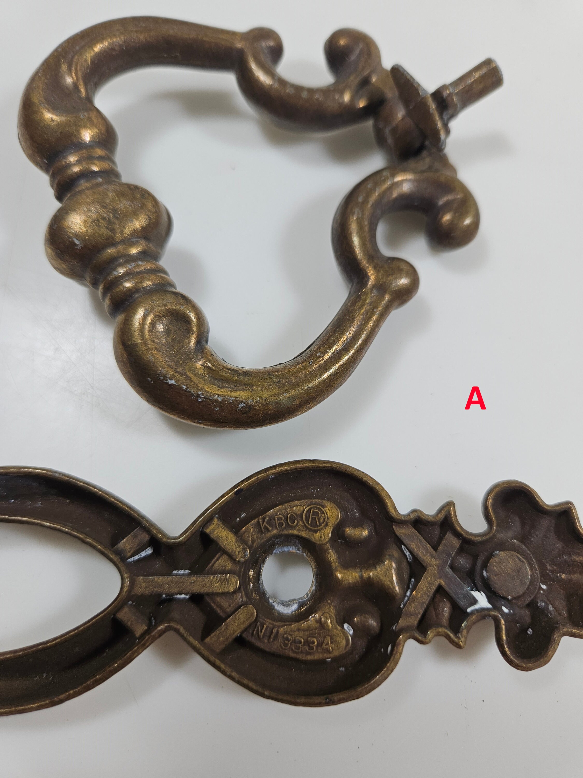 Vtg Brass Drawer Pull, Several Choices - Etsy