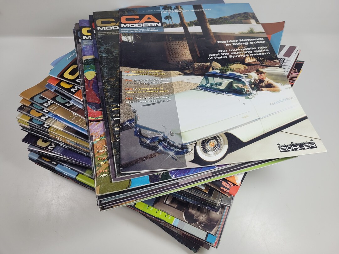 4-pack CA Modern Eichler Network Magazines // You Choose Which Ones - Etsy