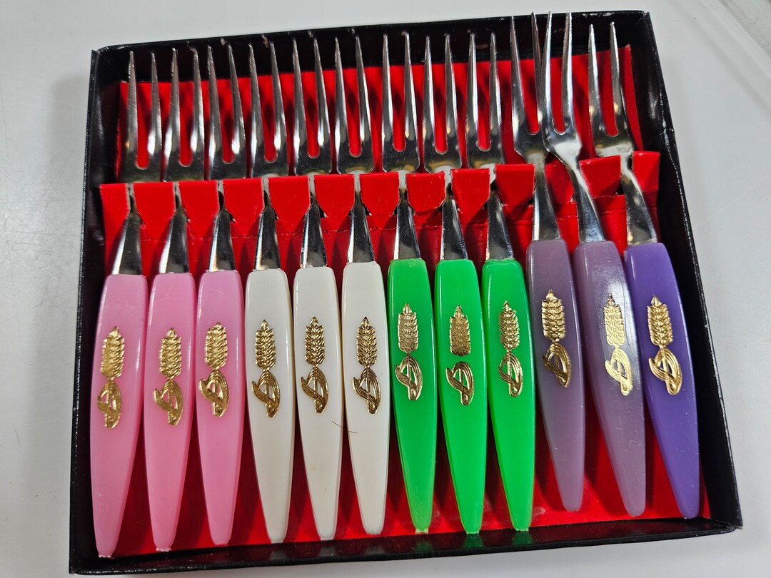 12 Vtg Appetizer Forks, 4 Inch - Etsy