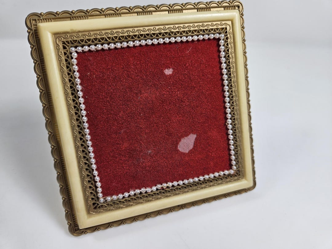 Vtg 3 X 3 Inch Picture Frame, Tabletop // No Glass - Etsy