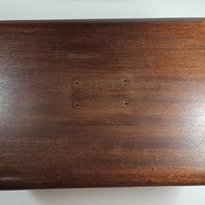 Large Vtg Cigar Humidor Wood Box, Two Tier, Brass Hardware // 14 X 9.5 ...