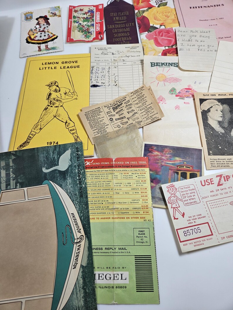 4 Pounds of Old Paper Ephemera, All Different Types - Etsy