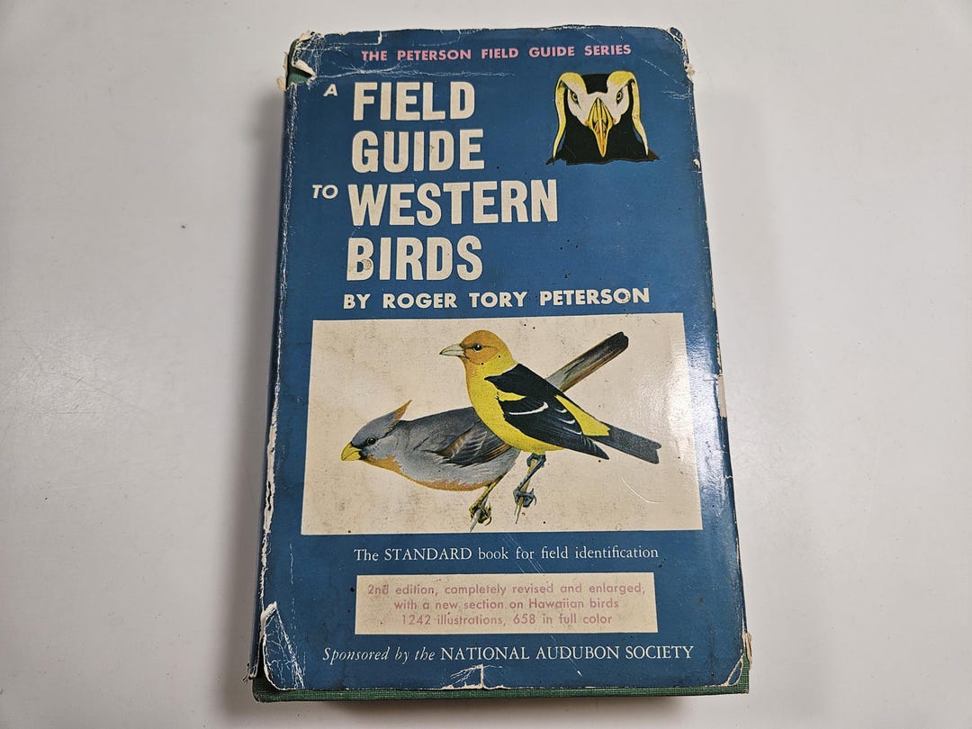 1961 Field Guide to Western Birds, 7.5 X 5 Inches // Peterson Field ...