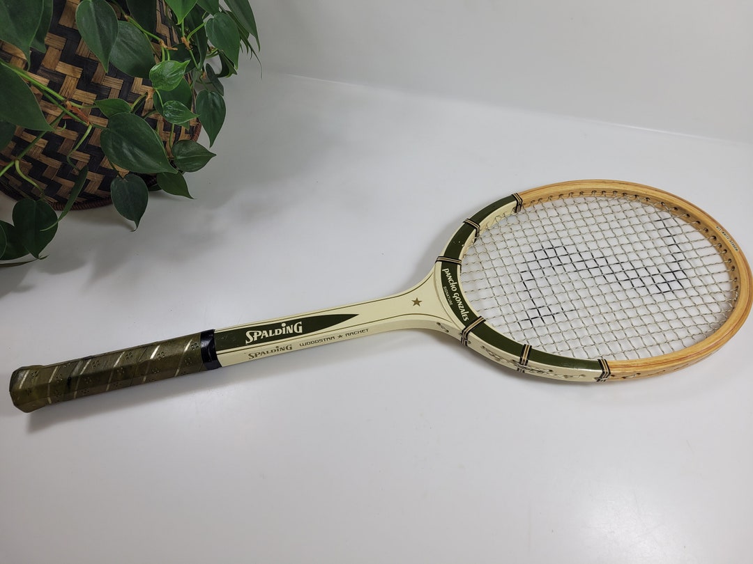 Vtg Wood Tennis Racquet, Spalding, Pancho Gonzales // Wood Rackets ...