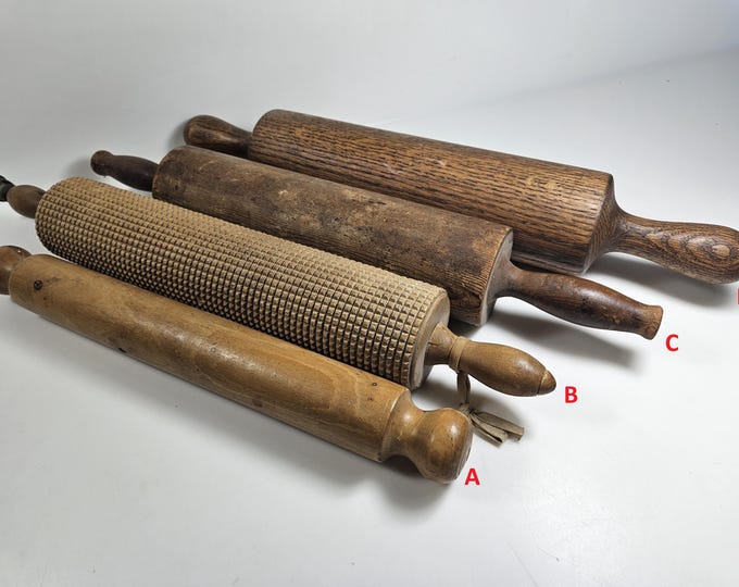 Choose Your Antique Rolling Pin, 4 Choices - Etsy
