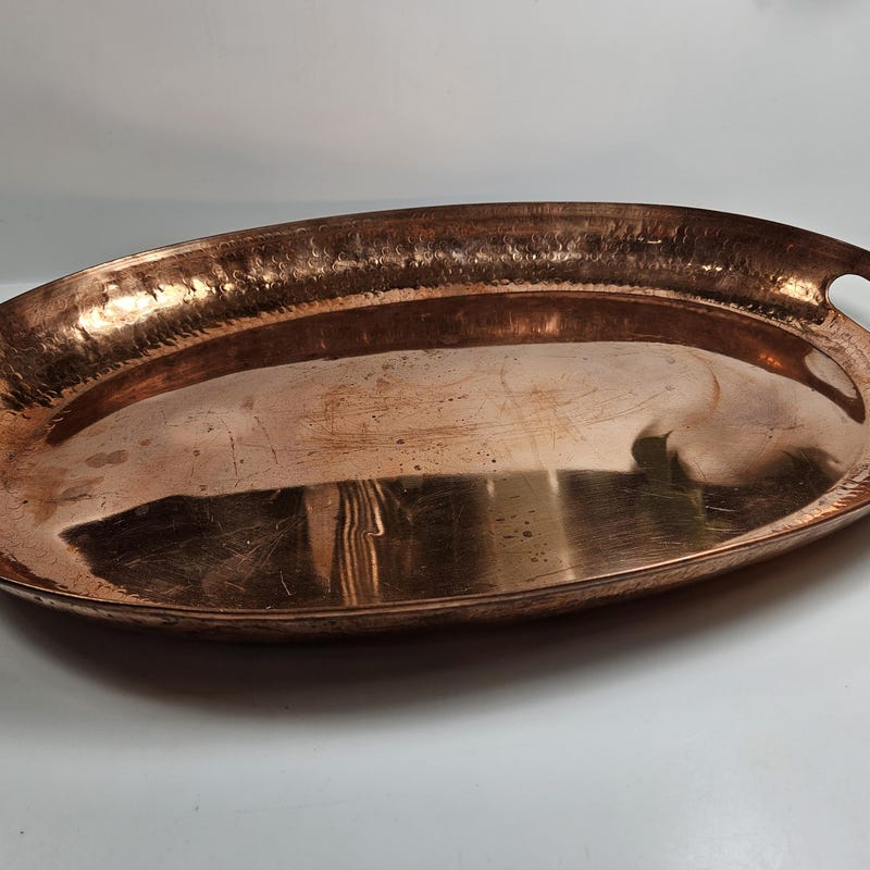 Large Copper Tray - Etsy