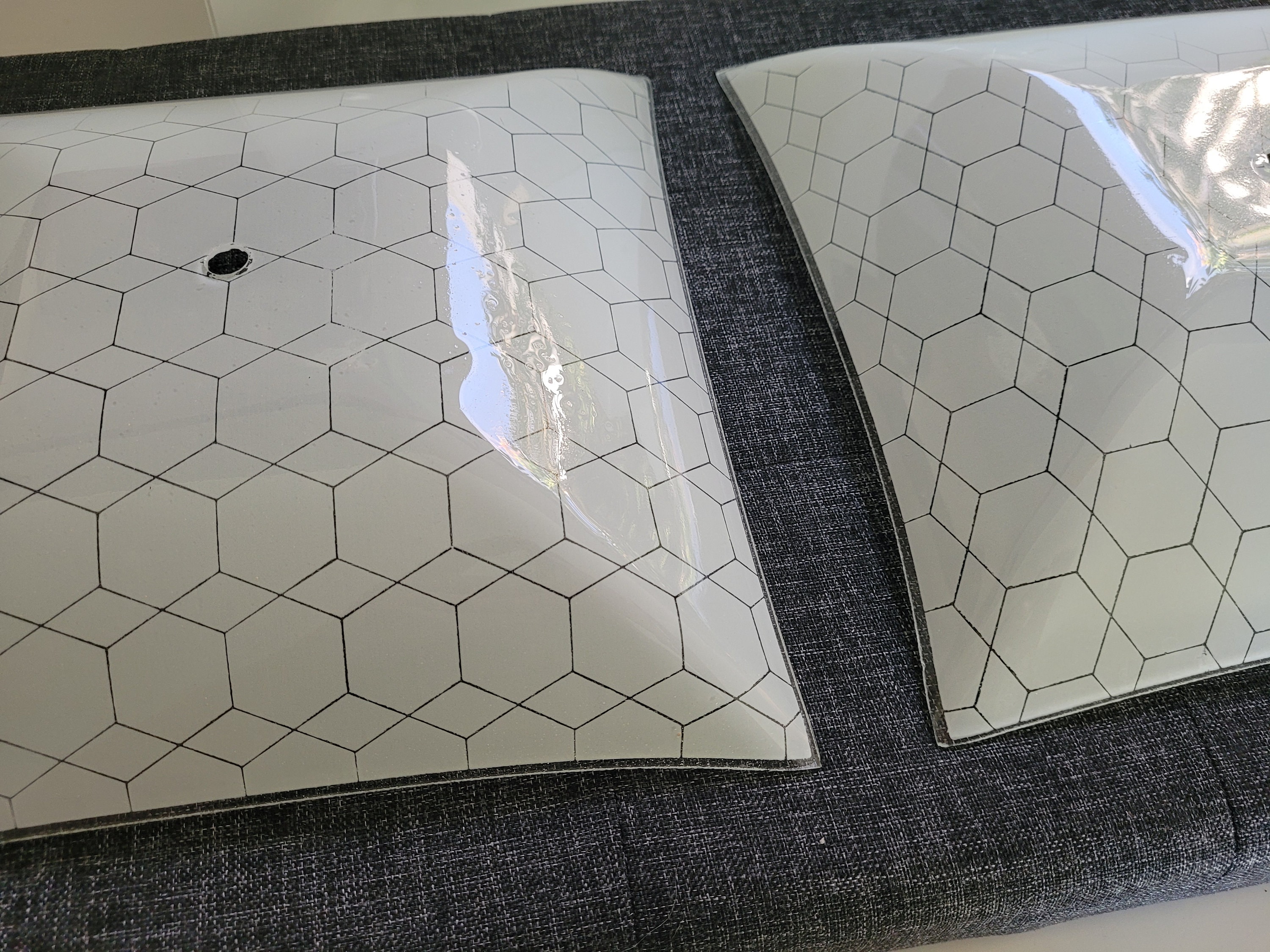 Vtg Square Glass Ceiling Light Fixture Cover 4 Choices // - Etsy