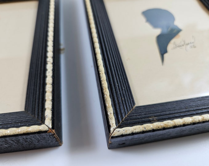 2 Tiny Vtg Wood Frames for 4x5 Inch Photo or Smaller // Ready to Hang ...