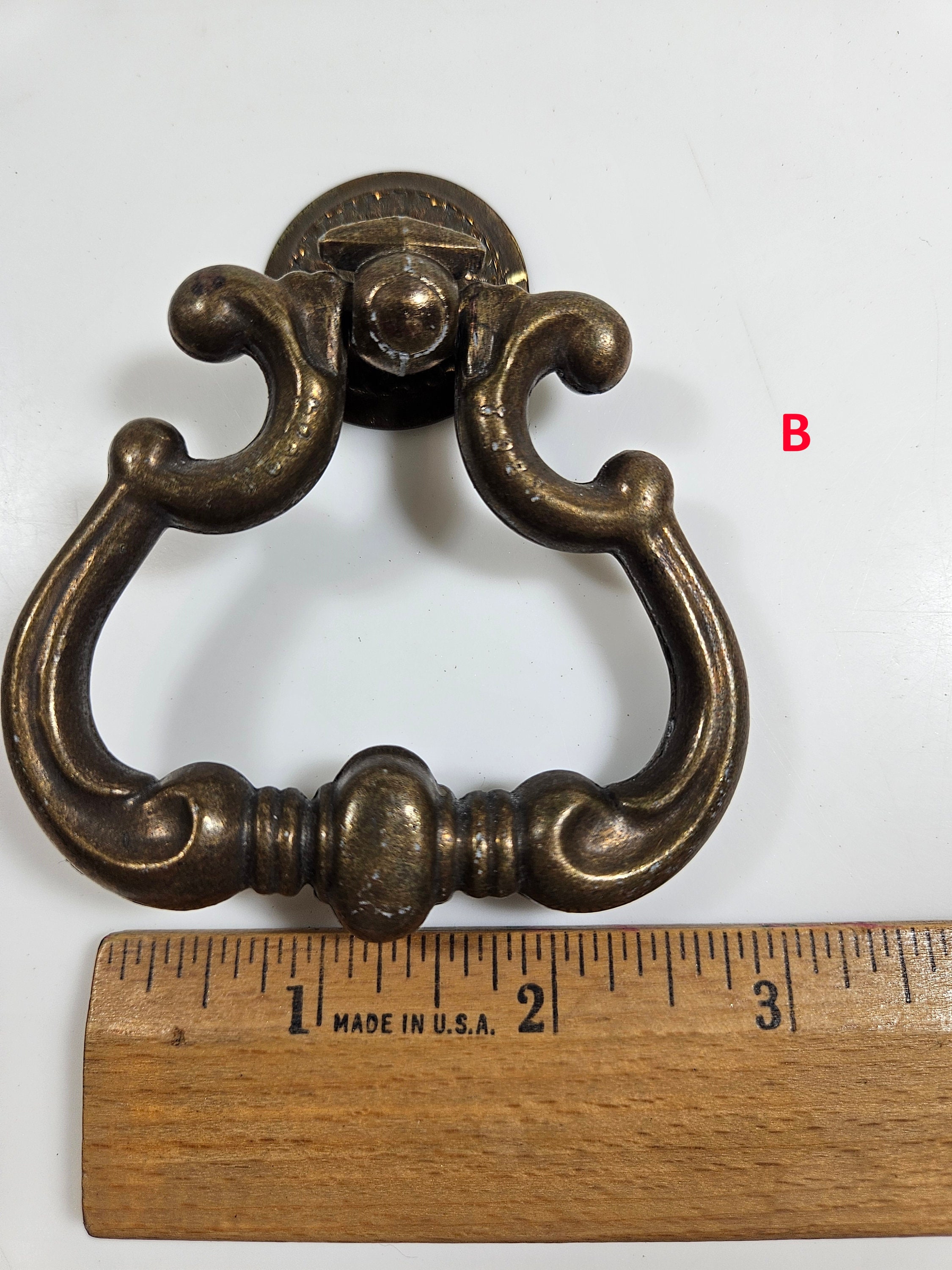 Vtg Brass Drawer Pull, Several Choices - Etsy