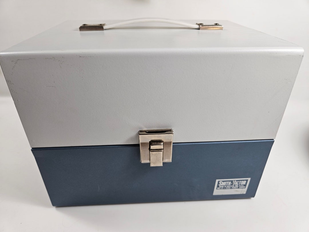 Vtg Film Reel Metal Storage Box for 7-inch Diameter Super 8, 8 Mm Film ...