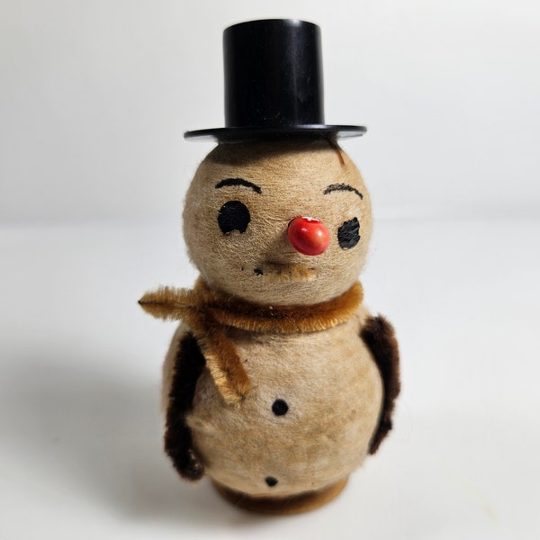 Spun Cotton Snowman - Etsy
