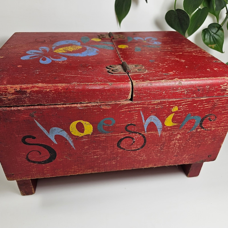 Shoe Shine Box - Etsy