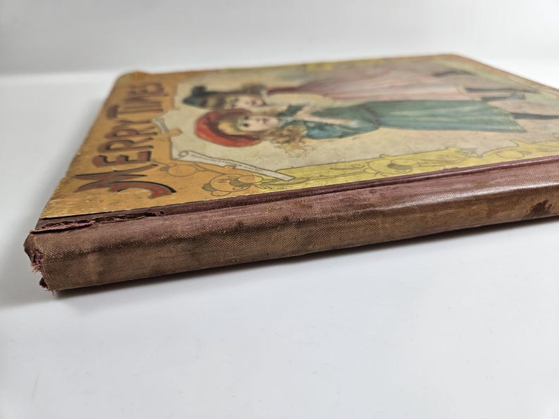 1880s-1890s Children's Book, Merry Times // Published Dewolfe Fiske ...