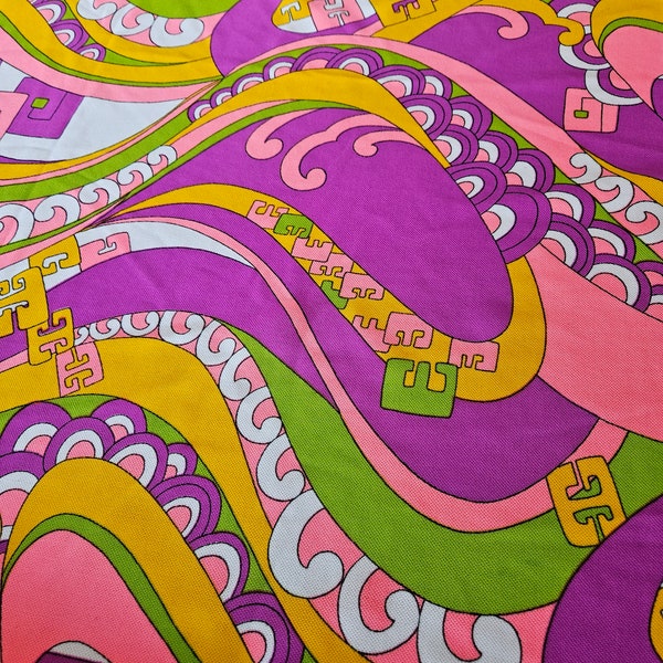 60s Vintage Fabric - Etsy