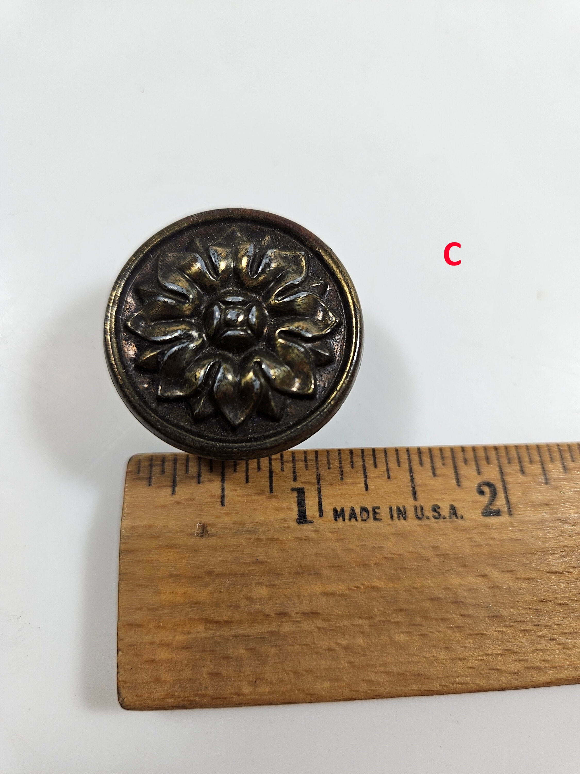 Vtg Brass Drawer Pull, Several Choices - Etsy