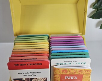 Vtg Betty Crocker Recipe Box 1970s, Choose With or Without Recipe Cards ...