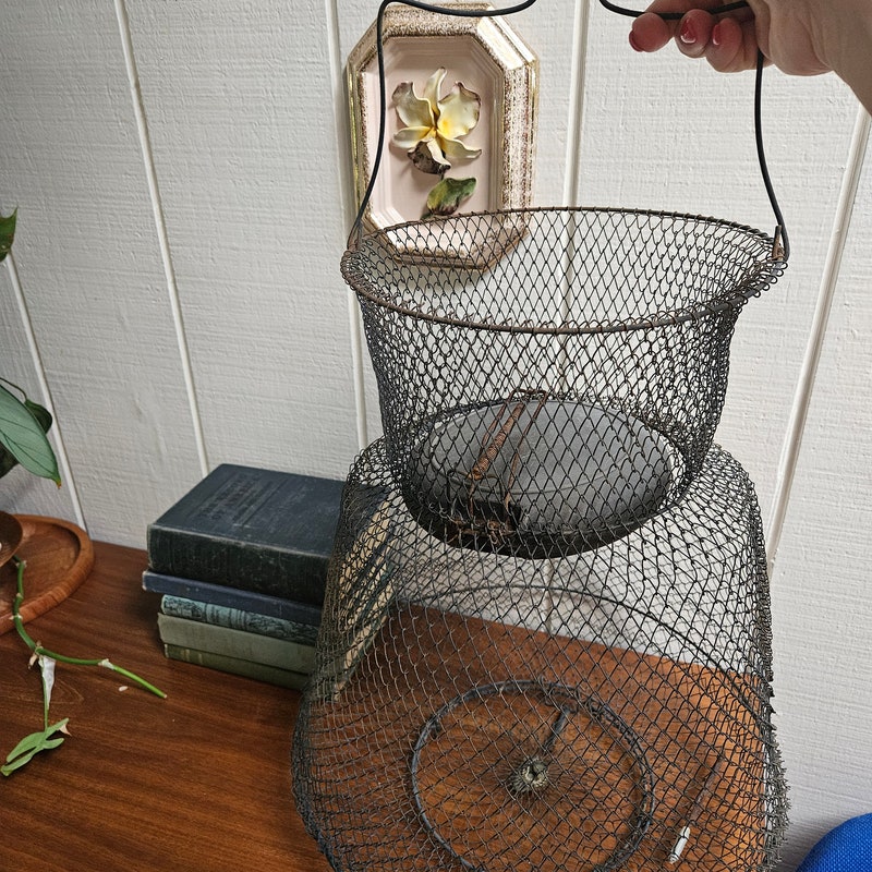 Metal Fishing Basket - Etsy