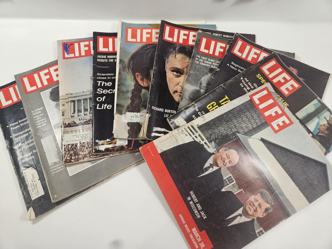 Choose Your 1960-1966 LIFE Magazine Issue // Used and Worn - Etsy