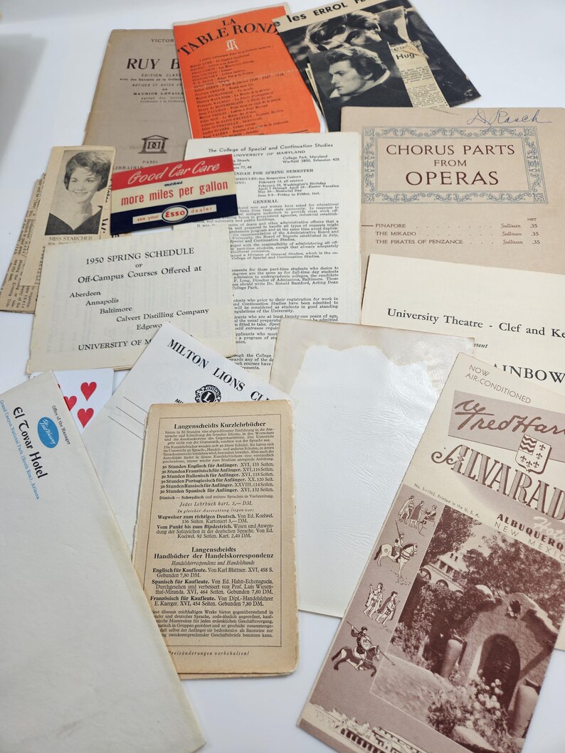 4 Pounds of Old Paper Ephemera, All Different Types - Etsy