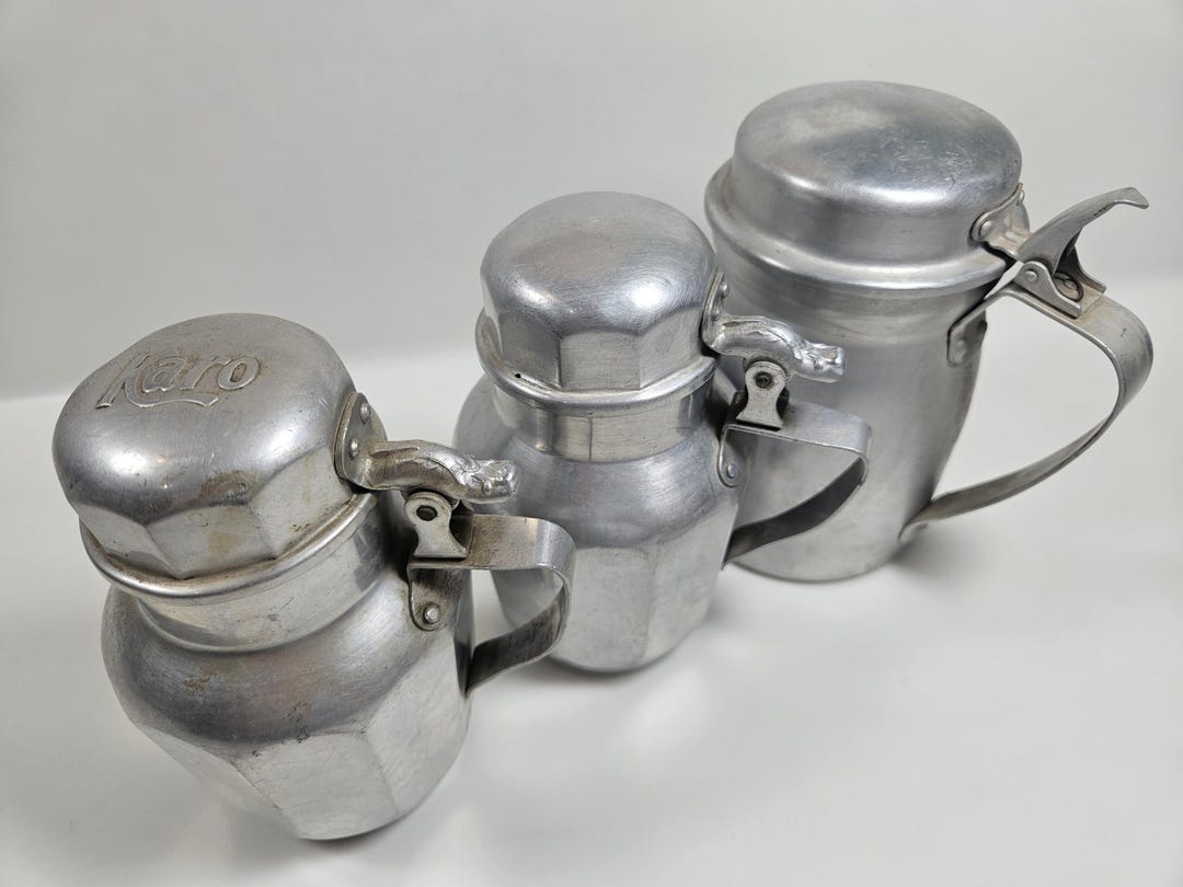 Choose Your Vtg 1940s Aluminum Syrup Server Pitcher // 6 Inches Tall - Etsy