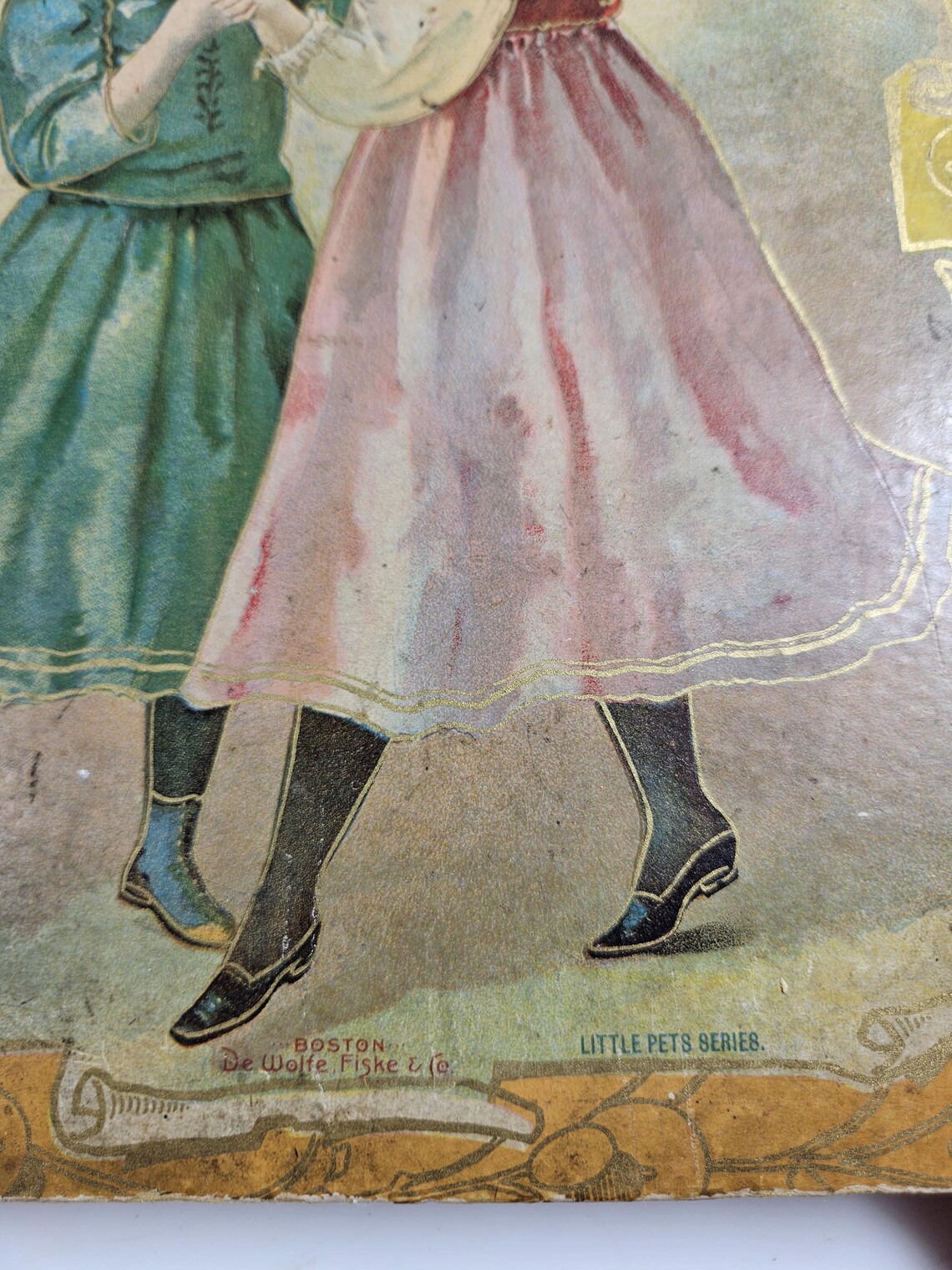 1880s-1890s Children's Book, Merry Times // Published Dewolfe Fiske ...