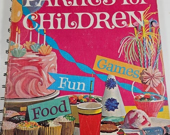 Betty Crocker's Parties for Children vintage Hardcover Book 1964 Golden ...
