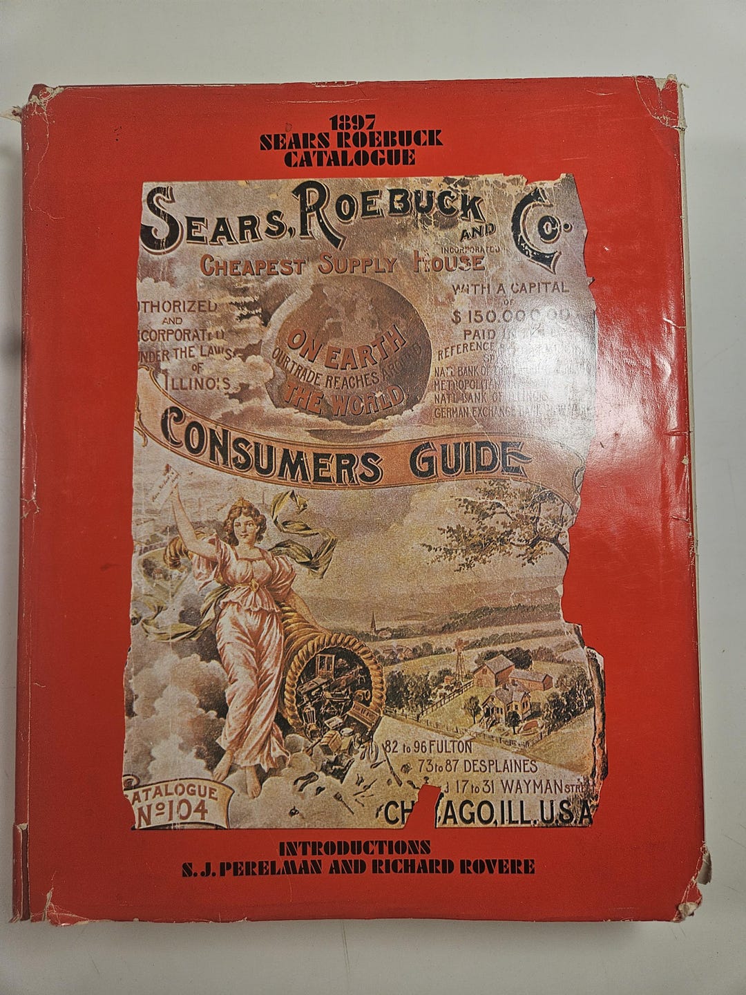 1897 Sears Roebuck & Co. Catalog, Reproduction Hardcover Book From 1968 ...