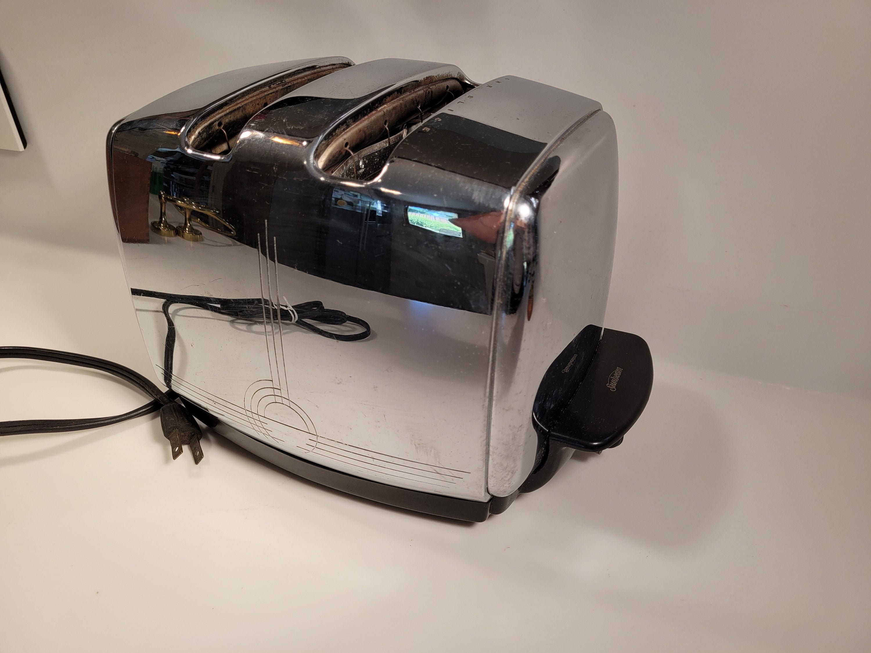 Vintage 1956 T-20C mid century Chrome Sunbeam Toaster stamped | Etsy