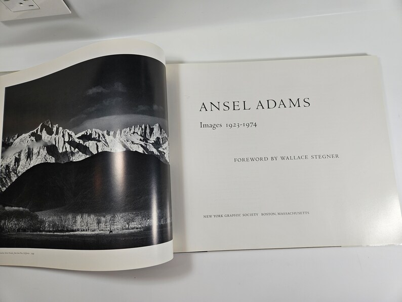 Large 1981 Collector's Edition Hard Cover Cloth Bound Book, Ansel Adams ...