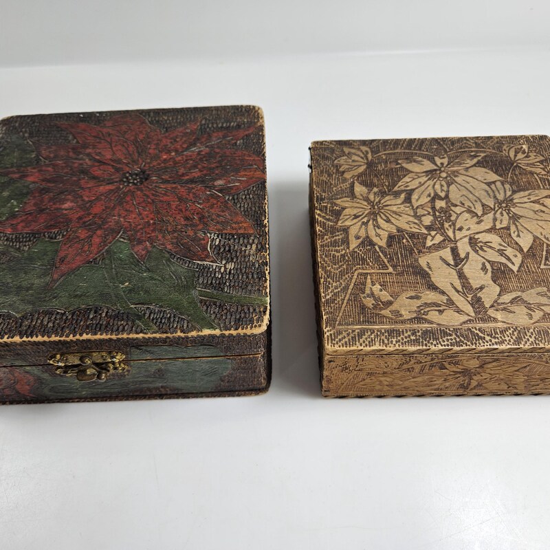 Pyrography Christmas Box - Etsy