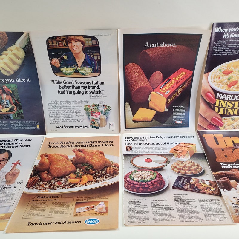 Italian Food Ads - Etsy