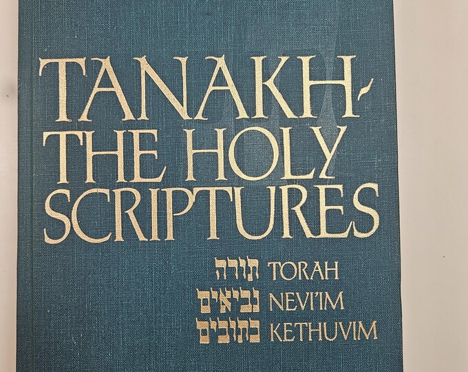 1988 Tanakh, the Holy Scriptures Hardcover Book - Etsy
