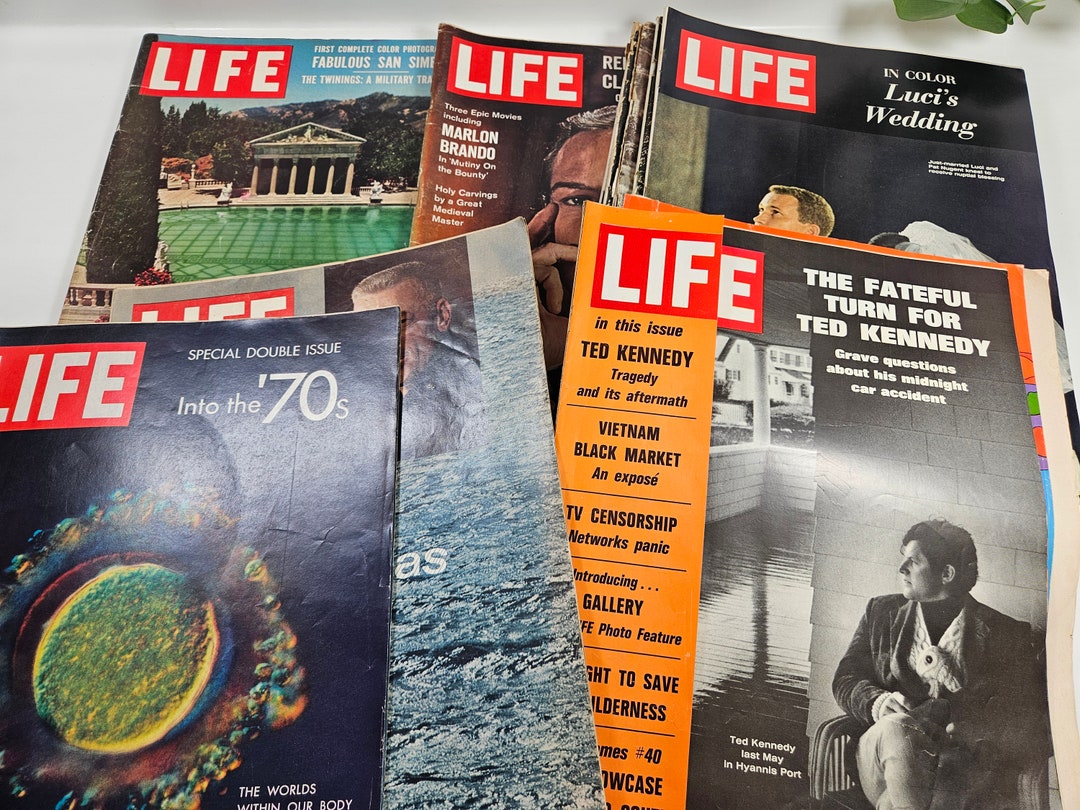 11 Vtg 1960s LIFE Magazines, 1957-1970 // Used and Worn - Etsy
