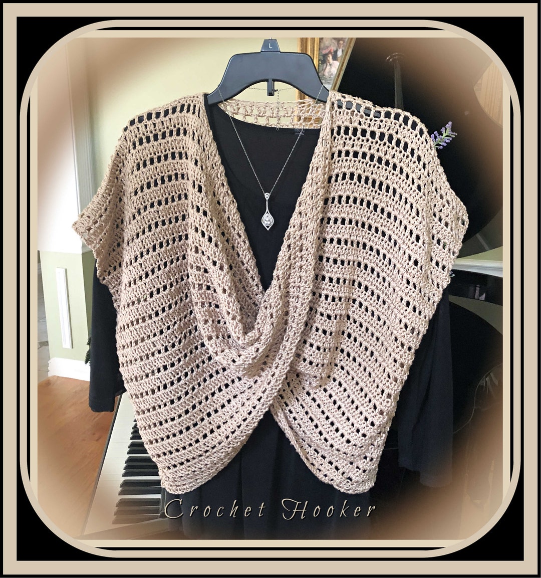 The Twist - PATTERN ONLY - Hand Crocheted - Oversized, Twisted Front ...
