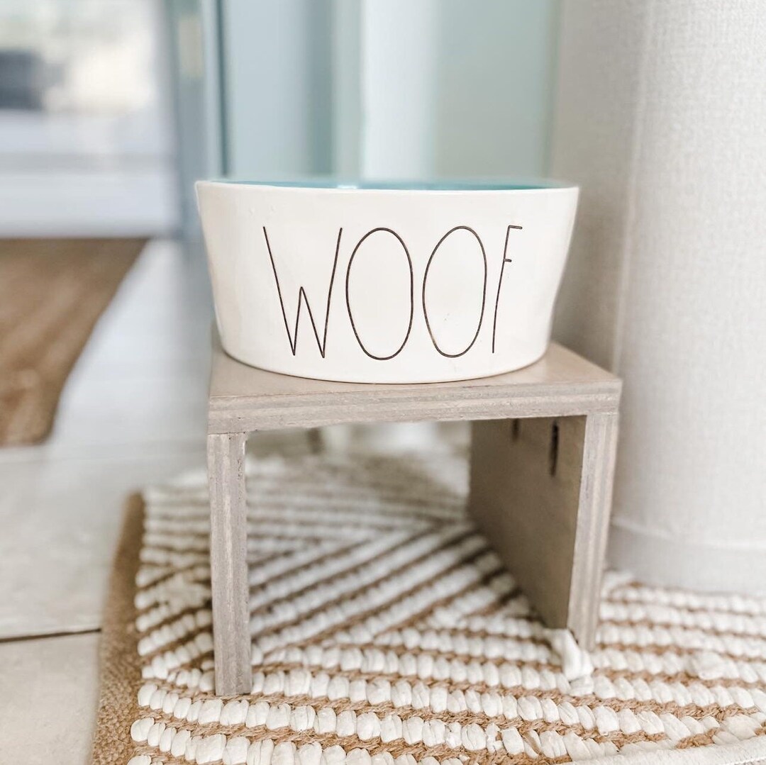 Raised Dog Bowl Feeder - Dog Bowl Riser - Water Bowl - Pet Riser - Pet ...