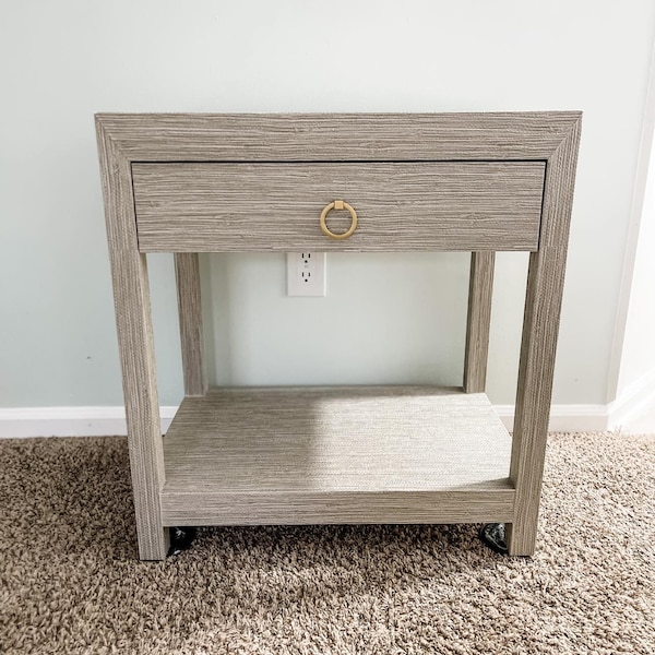 Raffia Nightstand - Etsy