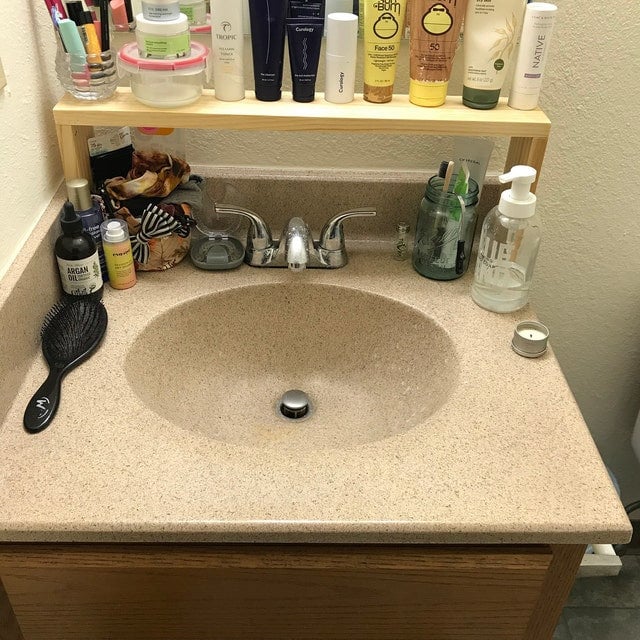 Over the Sink Shelf Over the Stove Spice Rack Farmhouse - Etsy