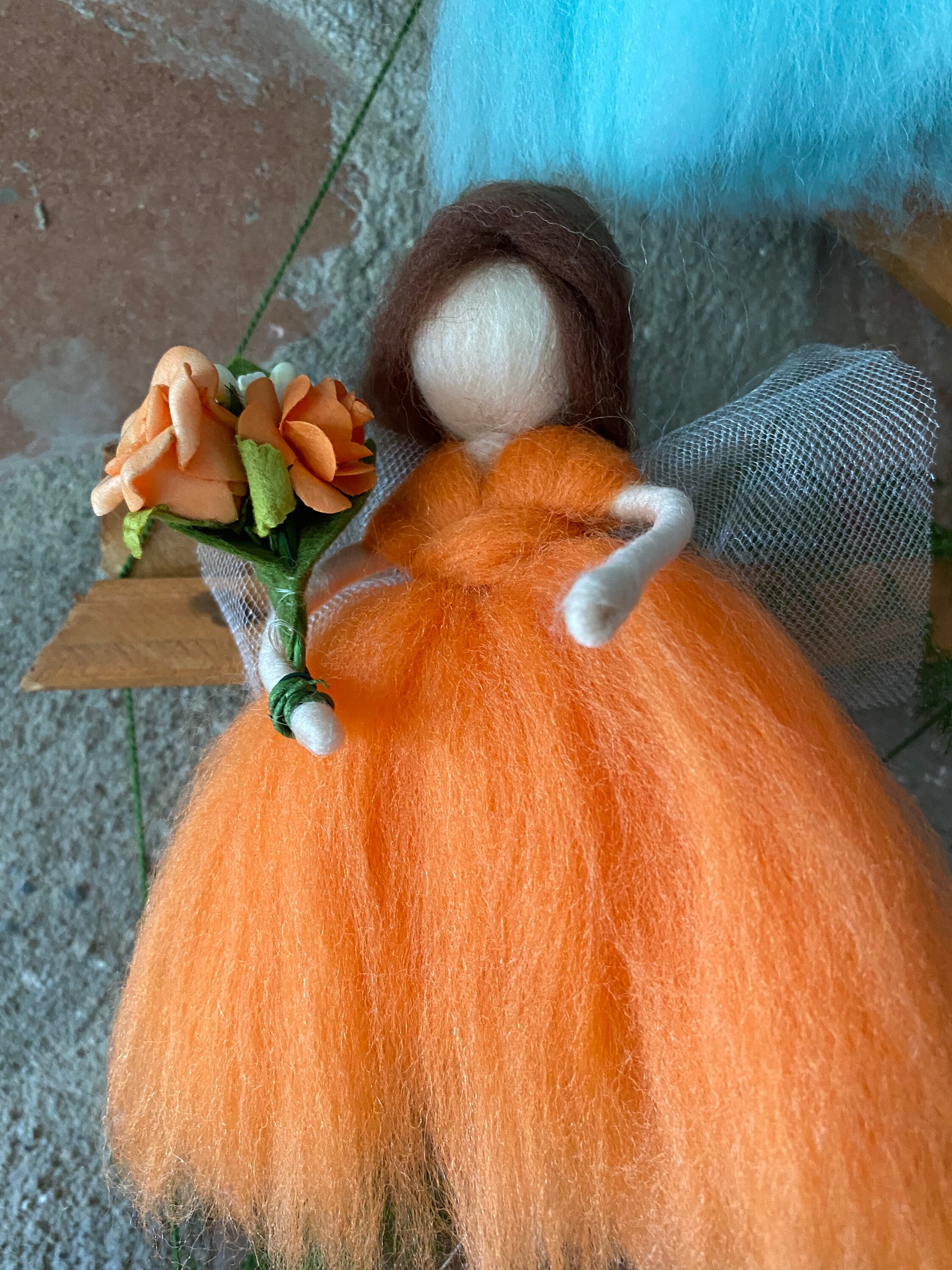 Set of 3 Mini Fairies With Beautiful Color, Waldorf Inspired Fairies ...