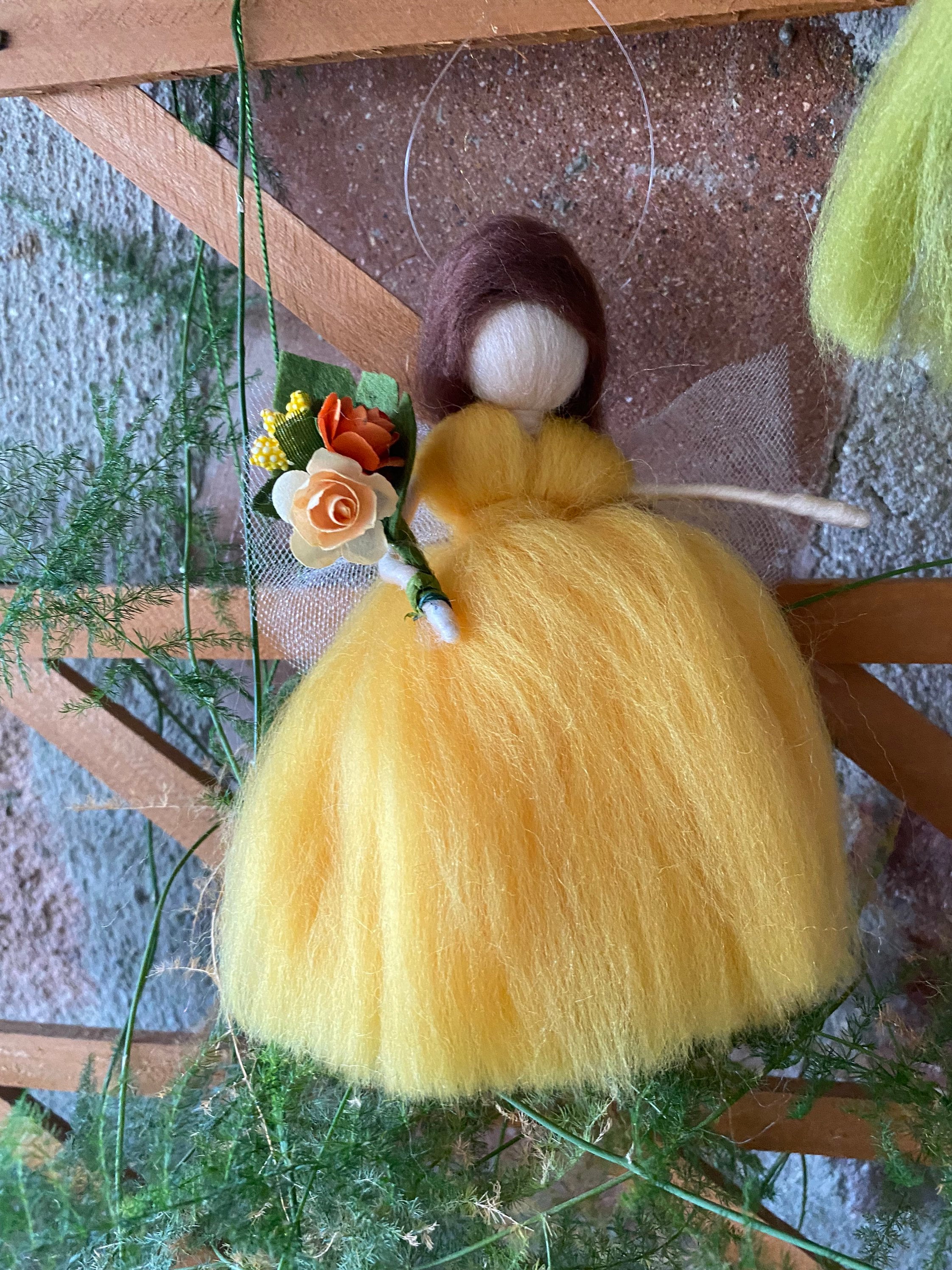 Set of 3 Mini Fairies With Beautiful Color, Waldorf Inspired Fairies ...