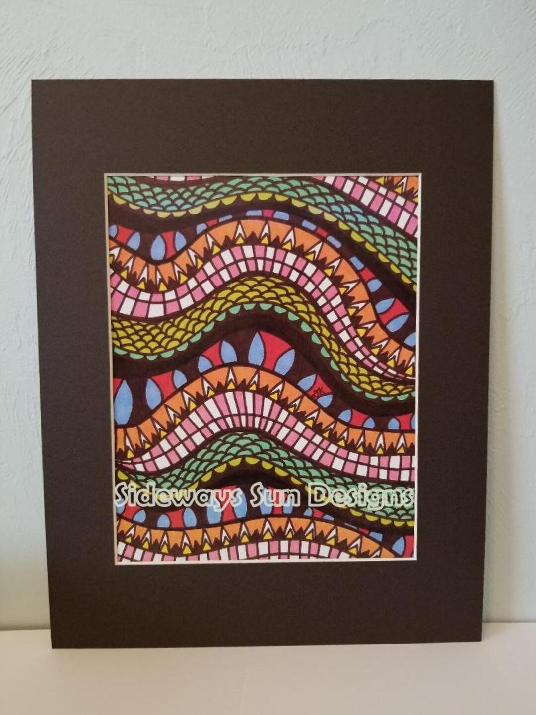 Original Art Print, Retro,art Deco, Abstract Art, Wall Decor, Unique ...