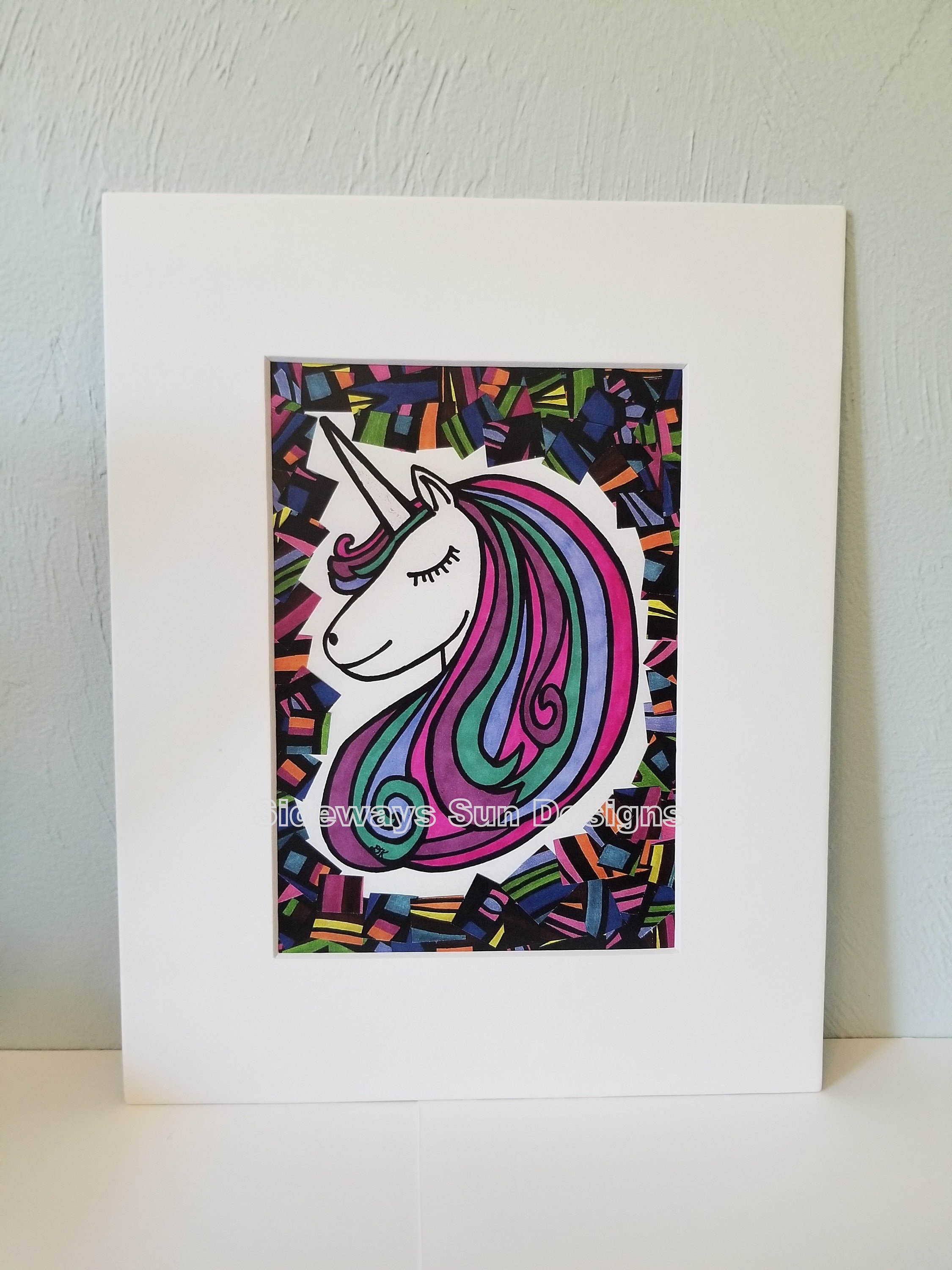 Unicorn Art, Original Art Print - Etsy