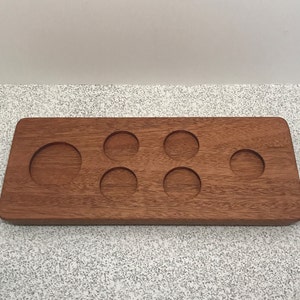 Tequila Mahogany Serving Tray Set With Salt Shaker, Bowl, & 4 Aqua Rim ...