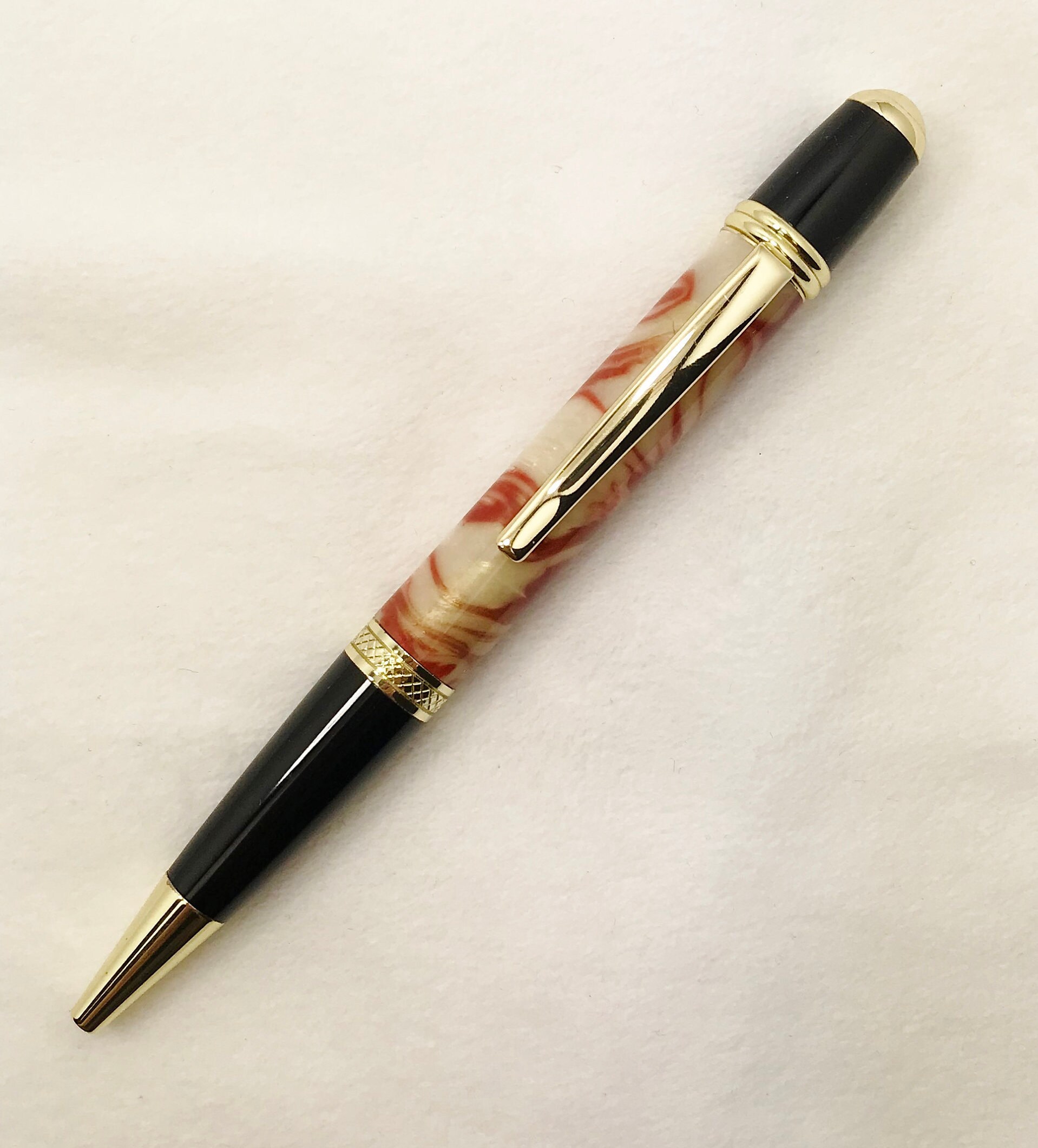 Classic Executive Handcrafted Copper Swirl Acrylic Pen with - Etsy España