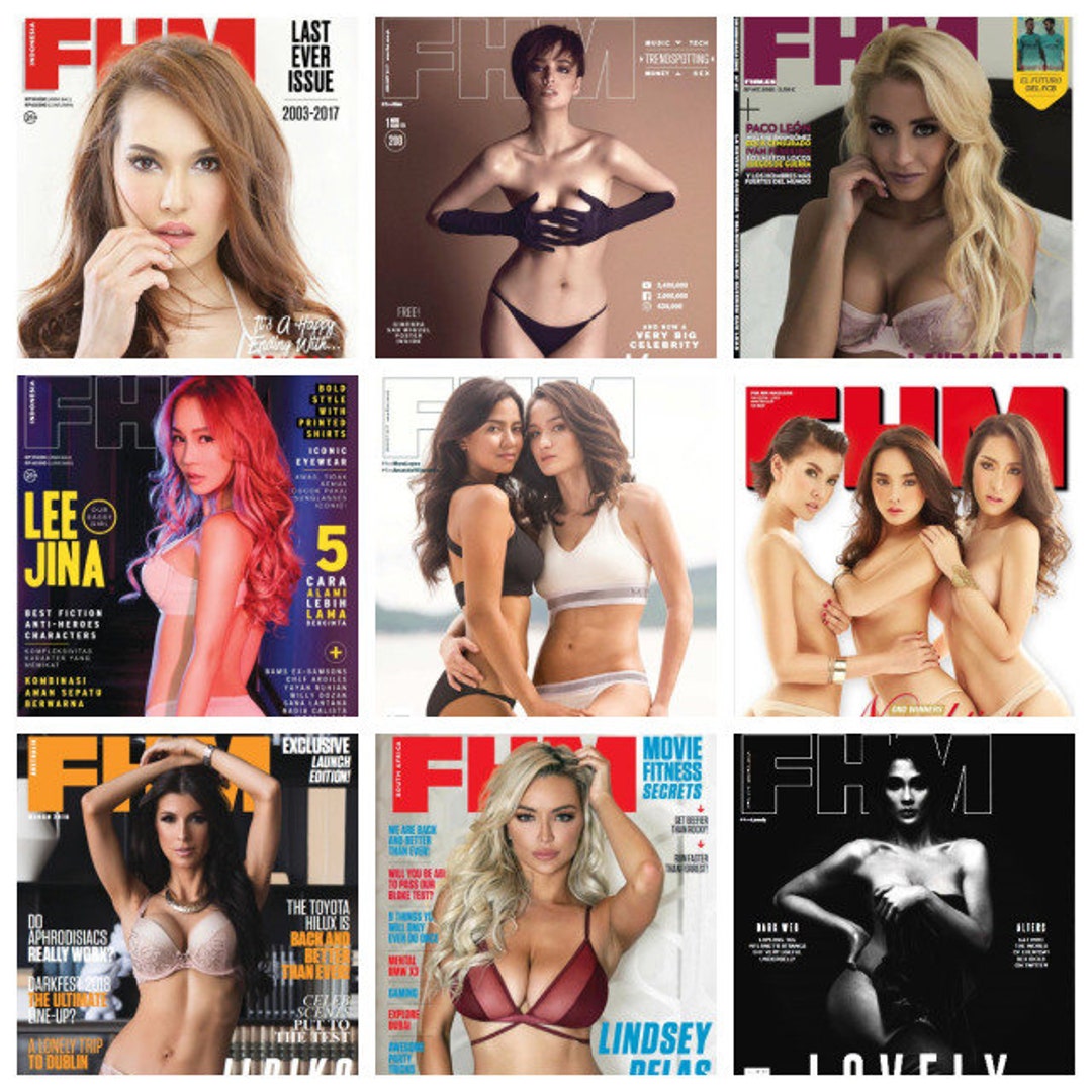 25x Exclusive FHM International Magazines - Issues From 2015 - PDF Digital Download - Etsy