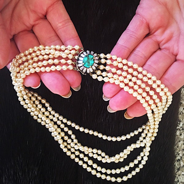 1920s Pearl Necklace - Etsy