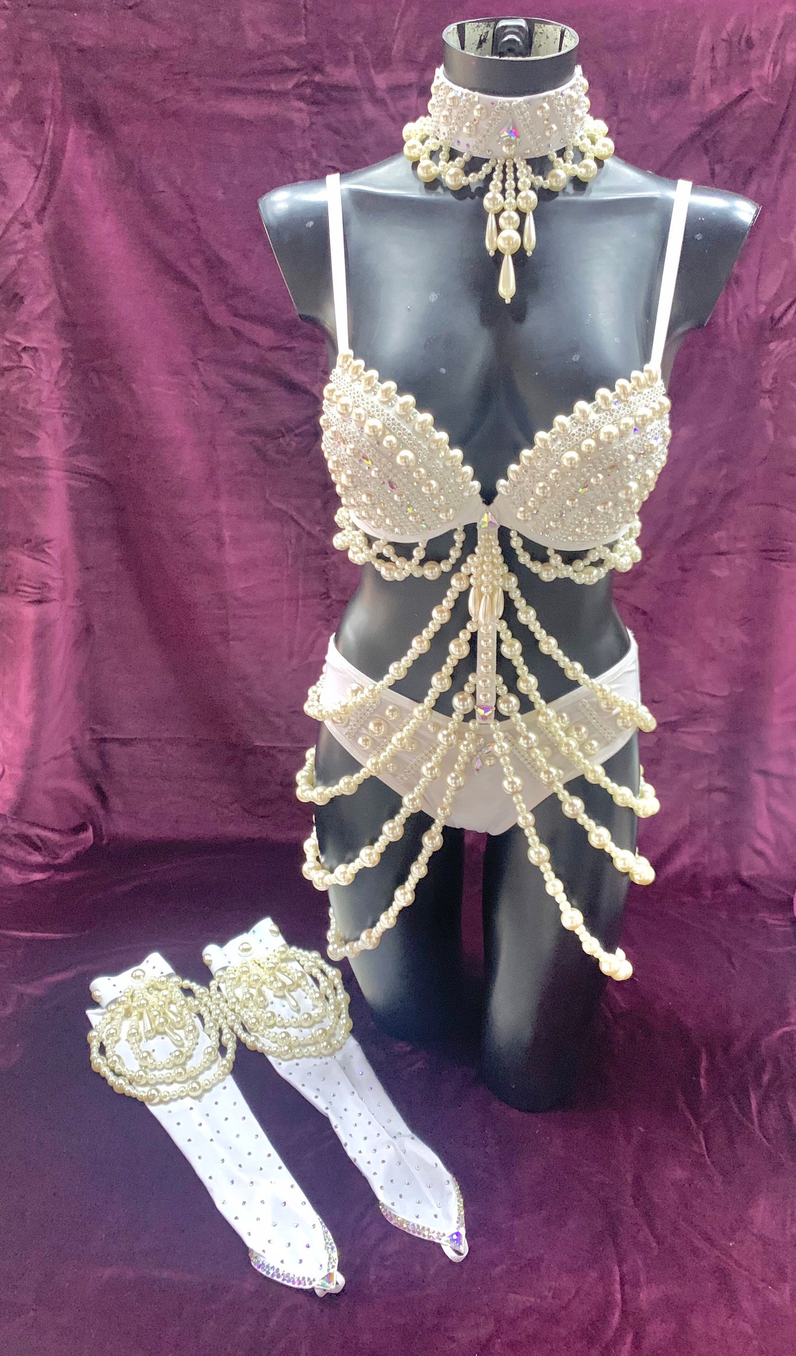 Pearl Costume For Showgirl Drag Queen Burlesque Performer Etsy
