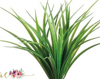 Faux Decorative Bear Grass, 20 Rush Grass Spray, Artificial Filler ...