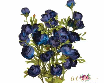 Navy Blue Bouquet - Etsy