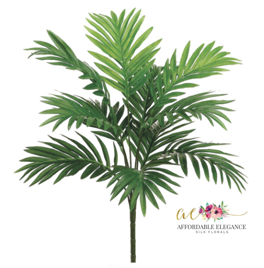 18 Faux Areca Palm Bush Silk Plant Butterfly Palm - Etsy