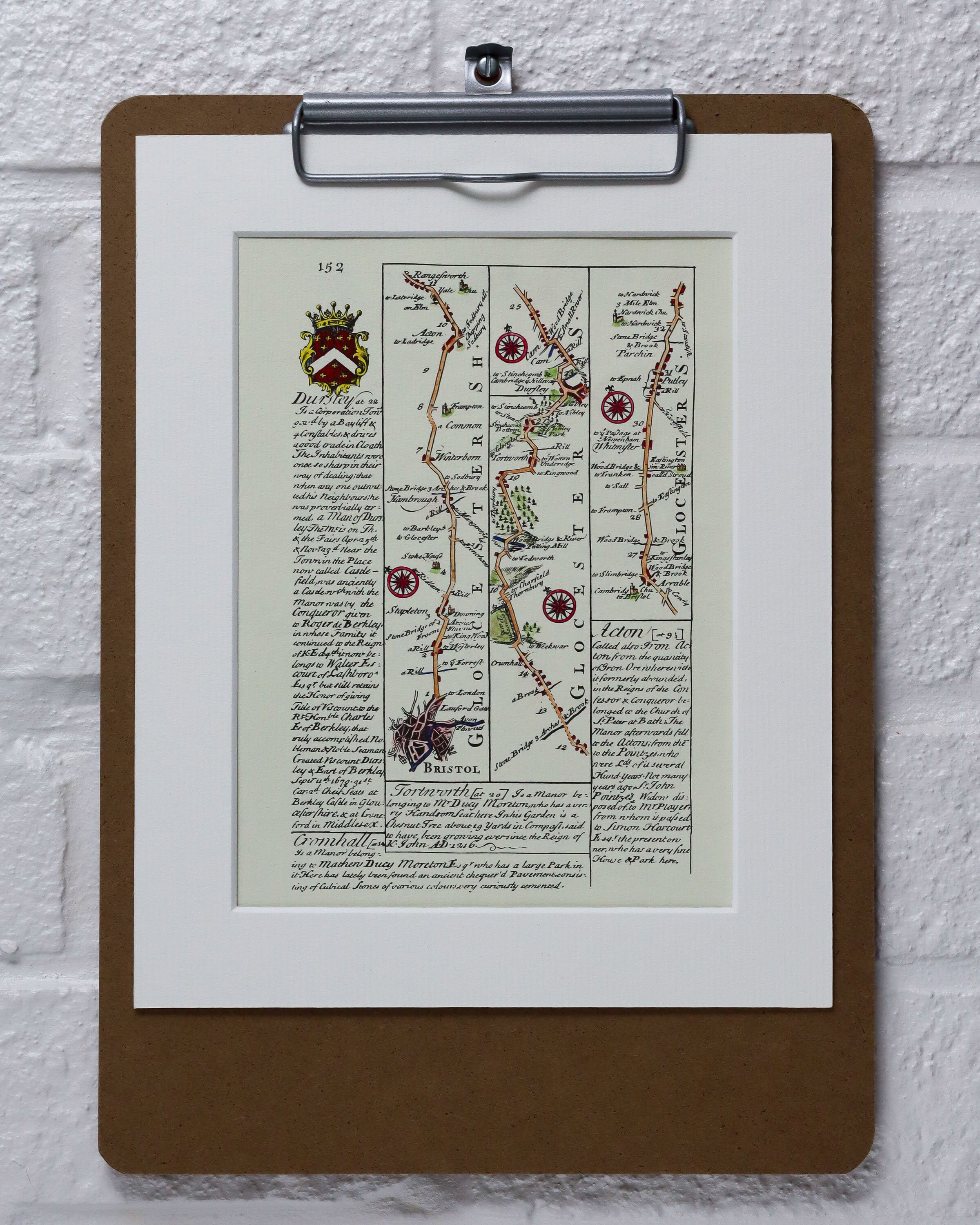 Map No. 152 Rangeworthy to Dursley - Etsy UK